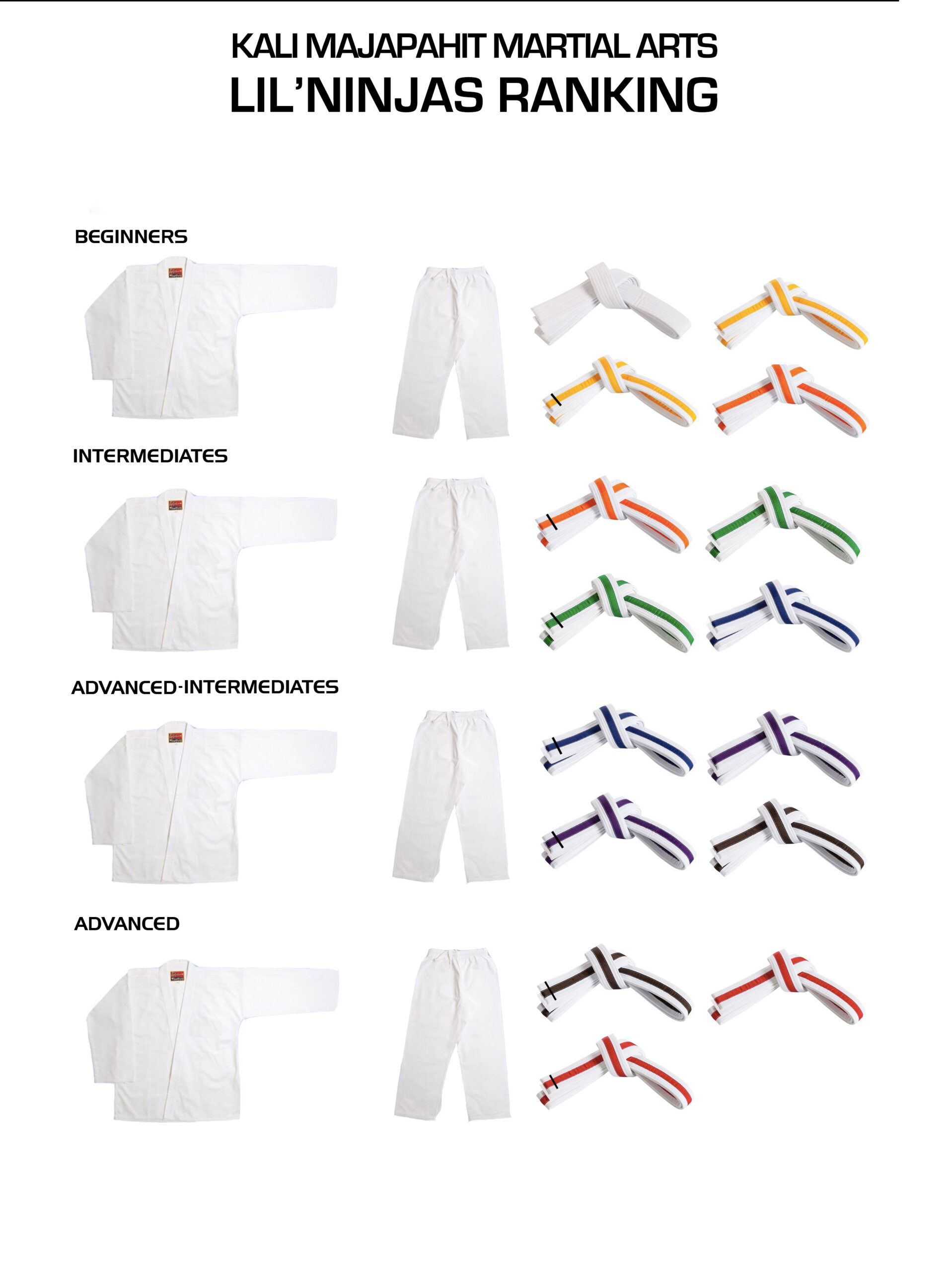 Kali Majapahit Belts & Ranking | Martial Arts Academy Singapore | Kali ...